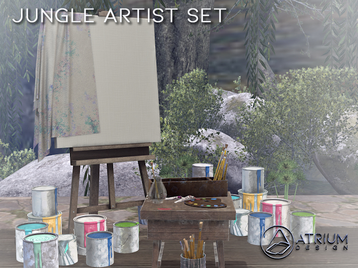 Second Life Marketplace Jungle Artist Set